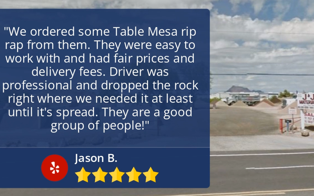 Customer Review Spotlight: Fast, Friendly, and Precise Rip Rap Delivery ...